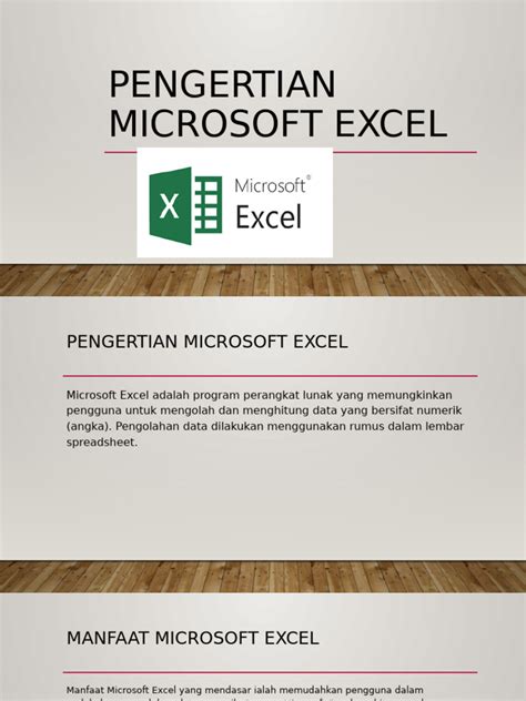 Definisi Microsoft Excel Pdf
