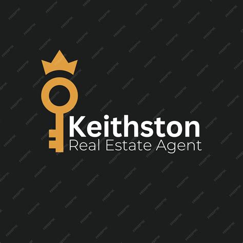 Premium Vector Free Vector Gold Black Minimalist Real Estate Agent Logo