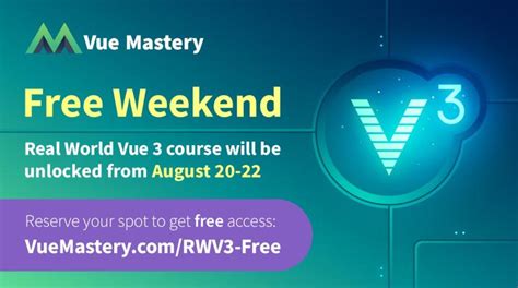 Good Opportunity To Kick Start New Framework And Also Refresh The Knowledge With Vue Mastery
