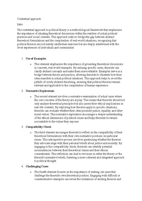 Contextual Approach This Approach Seeks To Bridge The Gap Between