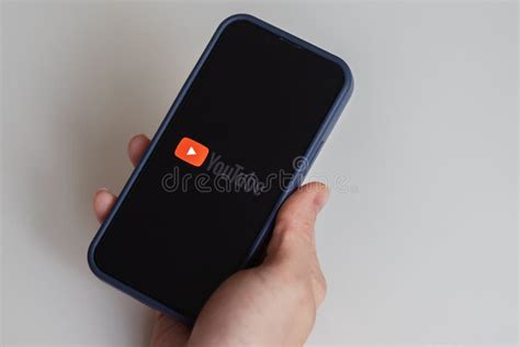 Youtube Icon Youtube App On The Screen Of The Iphone In Female Hand Georgia Batumi December