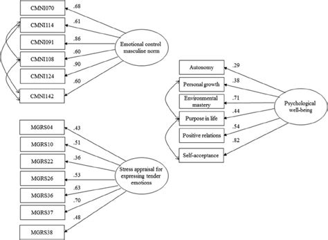 Latent Variable Measurement Models For The Emotional Control Masculine