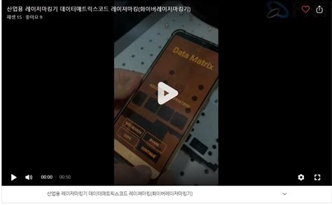 Application Fl 산업용 레이저마킹기laser Marking의 가치금속 비금속 레이져마킹 코드qr데이터매트릭스코드 등 부품번호 로고 날짜 각인