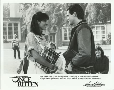 Once Bitten Jim Carrey And Karen Kopins Original Samuel Goldwyn 8x10
