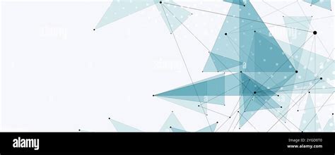 Abstract Structure Circuit Computer Triangle Technology Business Background Stock Vector Image