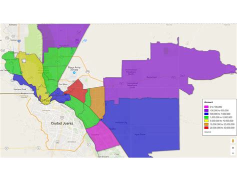 El Paso United States Zip Codes Gzvzu