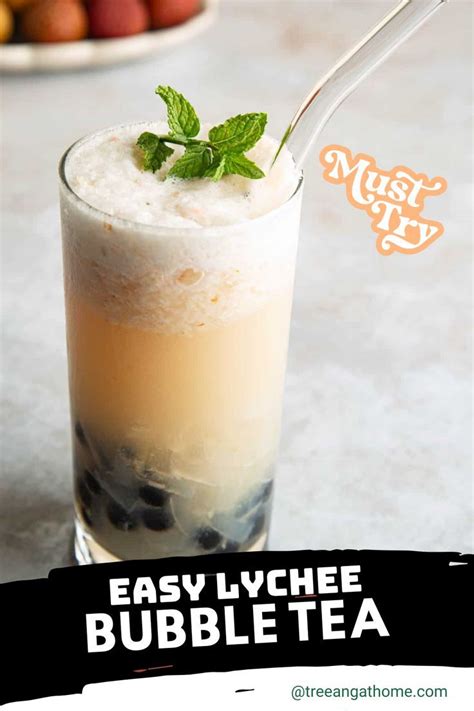 Simple Homemade Lychee Bubble Tea Artofit