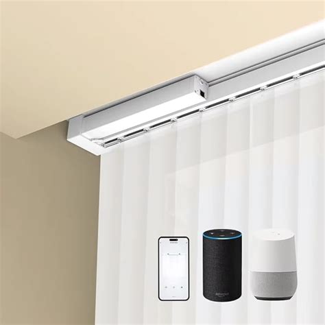 Smart Motorized Vertical Blinds Track Kit For Sliding Glass Doors Wifi Vertical