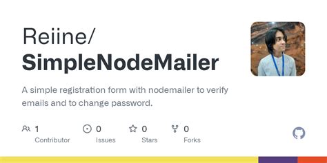 Github Reiinesimplenodemailer A Simple Registration Form With Nodemailer To Verify Emails
