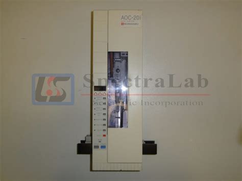 Shimadzu Aoc 20i Autoinjector And Aoc 20s Autosampler Spectralab Scientific Inc