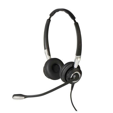 Jabra Biz Ii Duo Qd Wideband Headset Noise Cancelling In Wearing Styles The