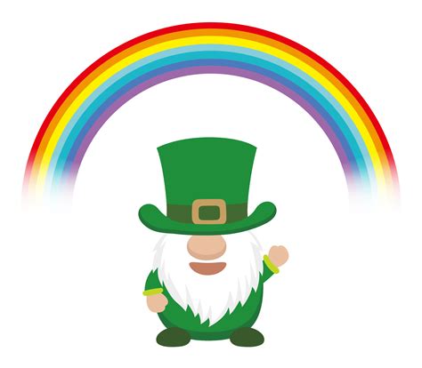 Vector St Patricks Day Symbol Illustration With A Leprechaun And A