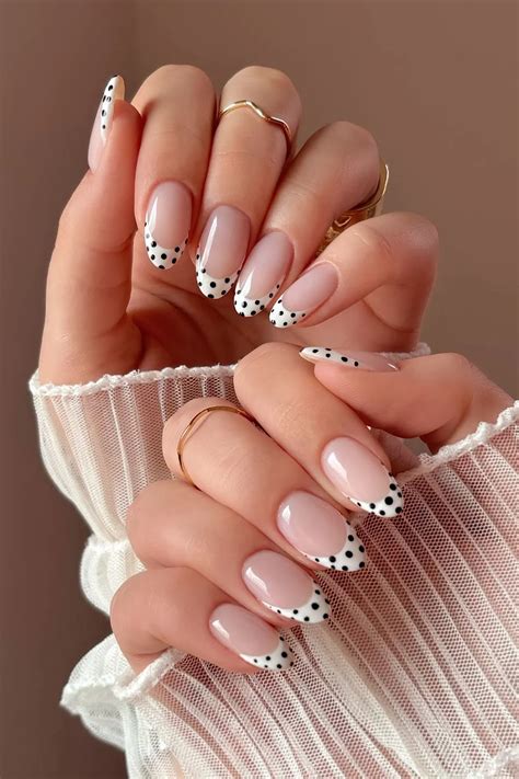 Almond Nails Meet French Tips 35 Designs That Just Work