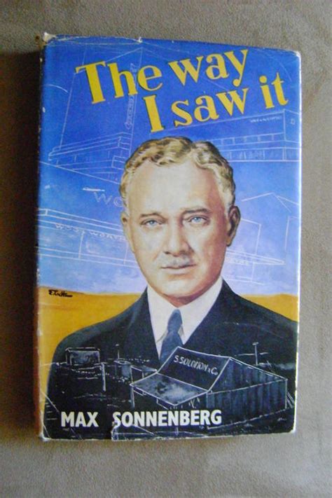 Africana The Way I Saw It Max Sonnenberg Was Sold For R95 00 On 4 Mar At 13 01 By The Book