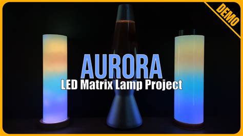 Diy Led Matrix Lamp Aurora Effect Youtube
