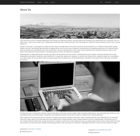 Python E Commerce Carlo Fontanos