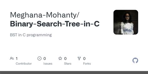 Github Meghana Mohantybinary Search Tree In C Bst In C Programming