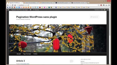 Tutoriel Wordpress Pagination Sans Utiliser Un Plugin Youtube