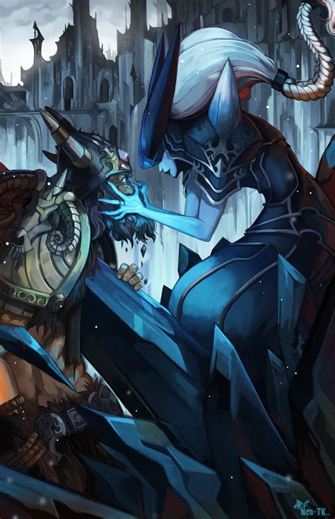 Tryndamere And Lissandra League Of Legends Drawn By Neo Tk Danbooru