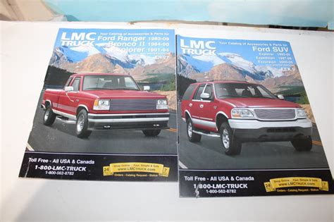 Lot Of 2 Lmc Truck Parts Catalogs 2010 Winter Ford Suv Bronco Explorer Ranger Ebay