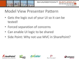 Writing Testable Code In SharePoint PPTX