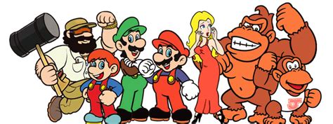 Recoloured The Arcade Characters To Have The Colours Of How They Were