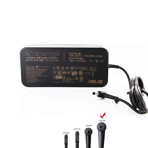 19v 632a 120w Asus 55mm 25mm Ac Adapter Charger Buy A Battery Shop
