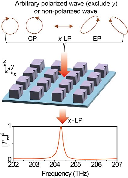 Schematic Diagram Of Transmission Wave Under Arbitrary Polarization