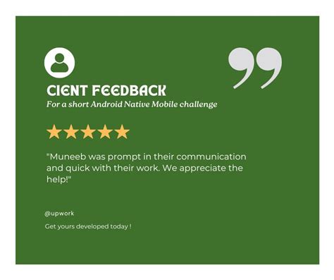 Muneeb Rana On Linkedin Clientsuccess 5starreview Upwork Upworkfreelancer Upworksuccess