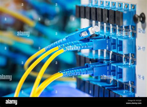 Data Center Wires Hi Res Stock Photography And Images Alamy