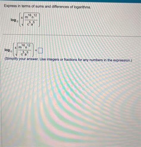 Solved Express In Terms Of Sums And Differences Of Chegg Com