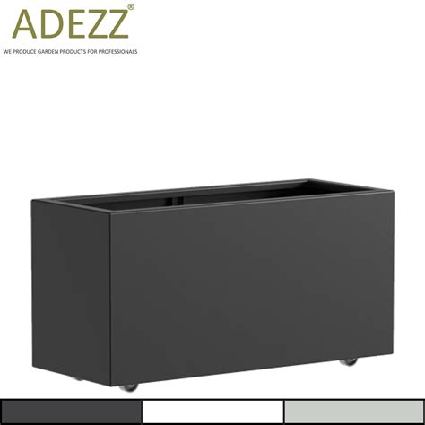 More Than Pots Large Adezz Aluminium Carrez Trough With Wheels