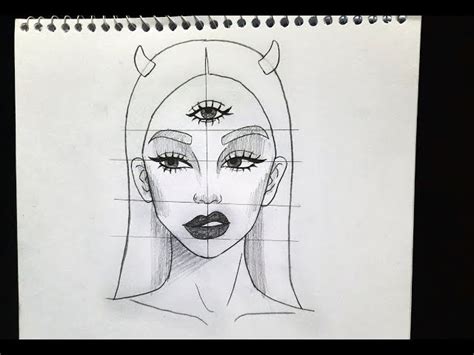 How To Draw Demon Girl