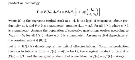 Solved 2 Consider An Overlapping Generations Model Economy