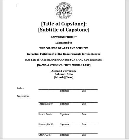 Capstone Project Essential Capstone Project Guidelines For Babes