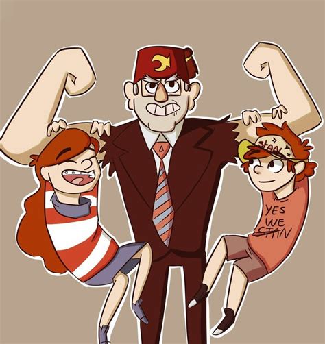 Mabel Pines Dipper Pines Stanley Pines Gf Art Gf Персонажи