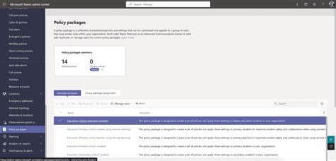 how to assign teams policies to a group of users