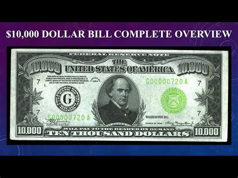 Real 10000 Dollar Bill
