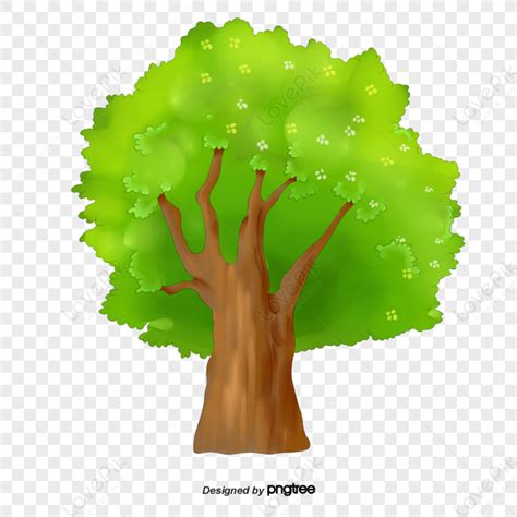 무성한 나무 일러스트줄기공원 일러디자인 Png 일러스트 무료 다운로드 Lovepik