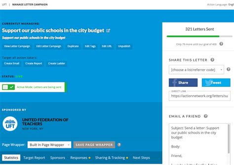 Action Network How To UFT Internet Standards