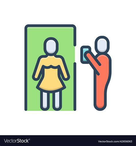 Voyuer Royalty Free Vector Image Vectorstock