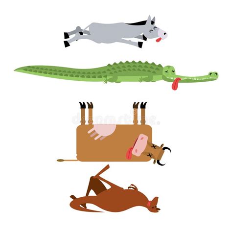 Dead Cow Stock Illustration Illustration Of Dead Udder 4665348