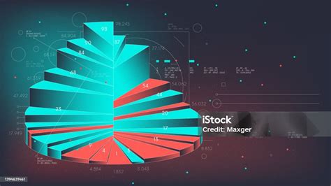 비즈니스 보고서 인포그래픽 백분율이 포함된 마케팅 차트 단계 통계 및 분석 미래 기술 빅 데이터 시각화 벡터 일러스트 레이 션 금융에 대한 스톡 벡터 아트 및 기타 이미지