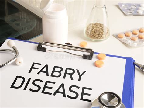 Fabry Disease Is Shown Using The Text Stock Image Image Of Treatment