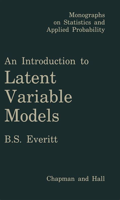 An Introduction To Latent Variable Models Buy Online At Best Price In