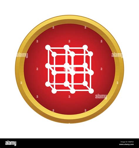 Molecular Lattice Icon In Simple Style Stock Vector Image And Art Alamy