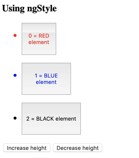 Dynamic Style In Angular Tomorrow Mean Never
