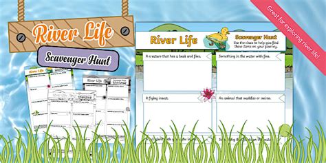 River Life Scavenger Hunt