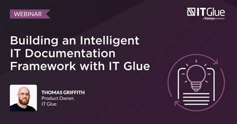 Webinar Building An Intelligent It Documentation Framework With It