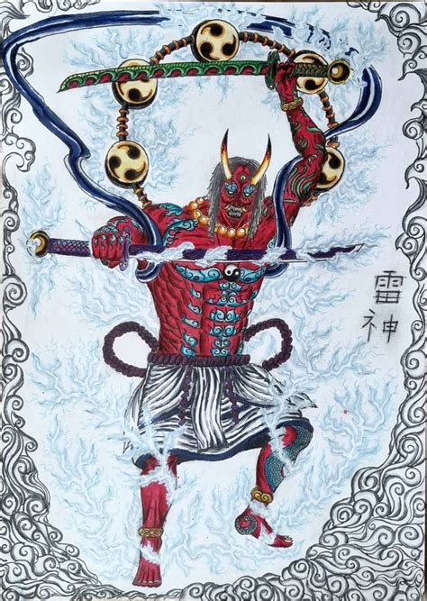 Raijin The Japanese God Of Thunder By Rsthaetics On Deviantart